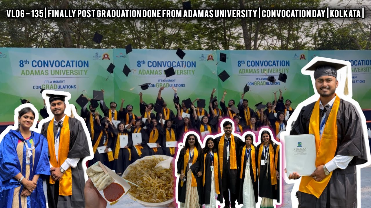 Vlog - 135 | Finally Post Graduation Done From Adamas University ...