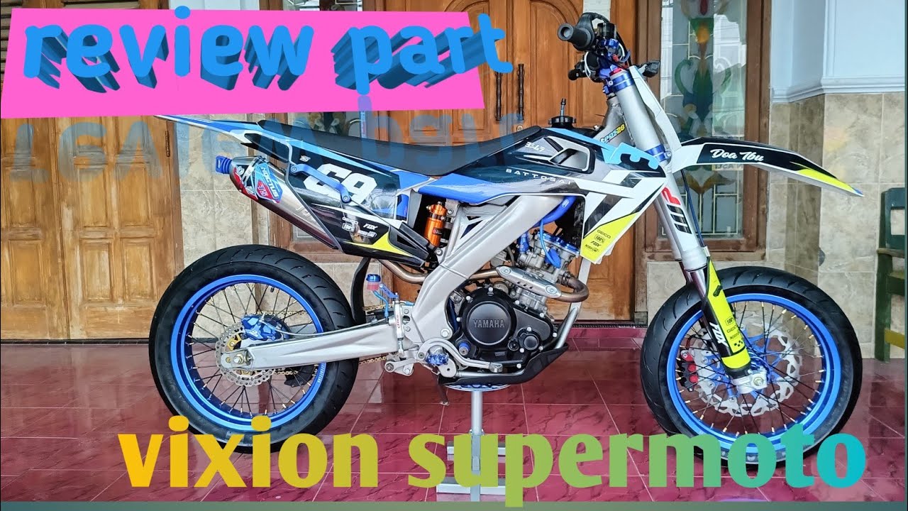 review part vixion supermoto - YouTube