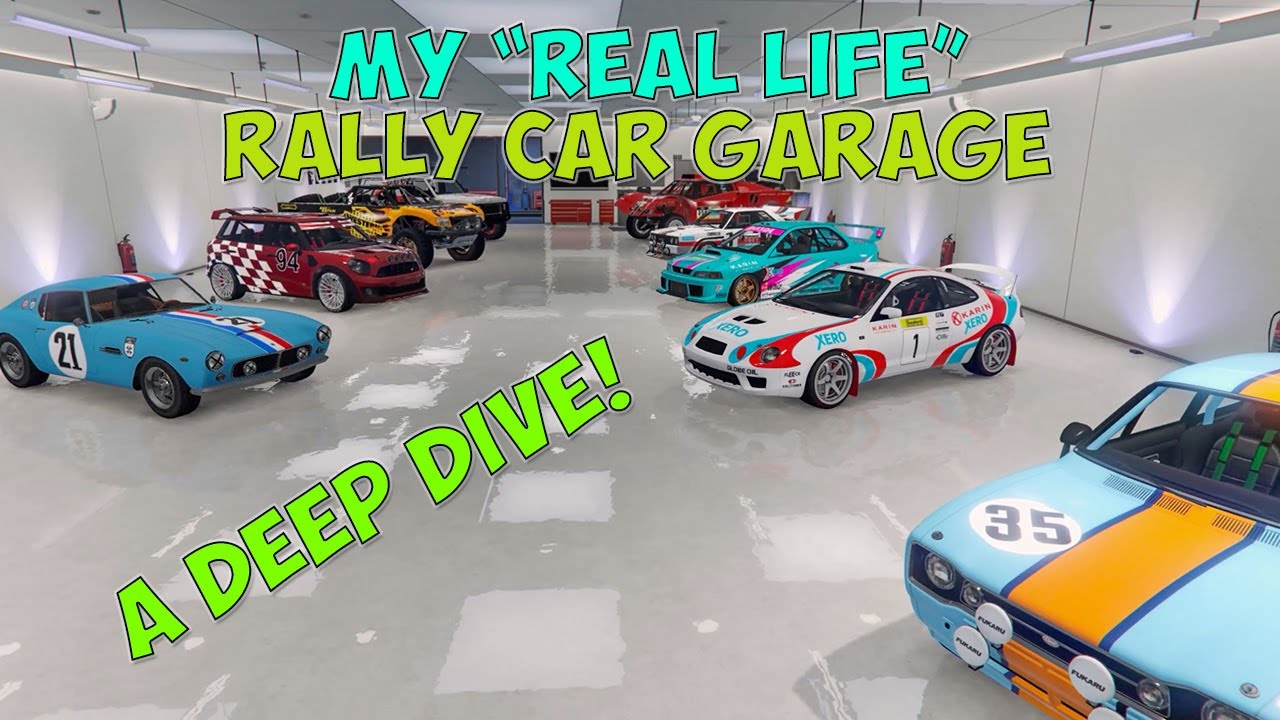 My Ultimate Rally Car Garage Tour - a "Deep Dive" Into Every IRL Car ...