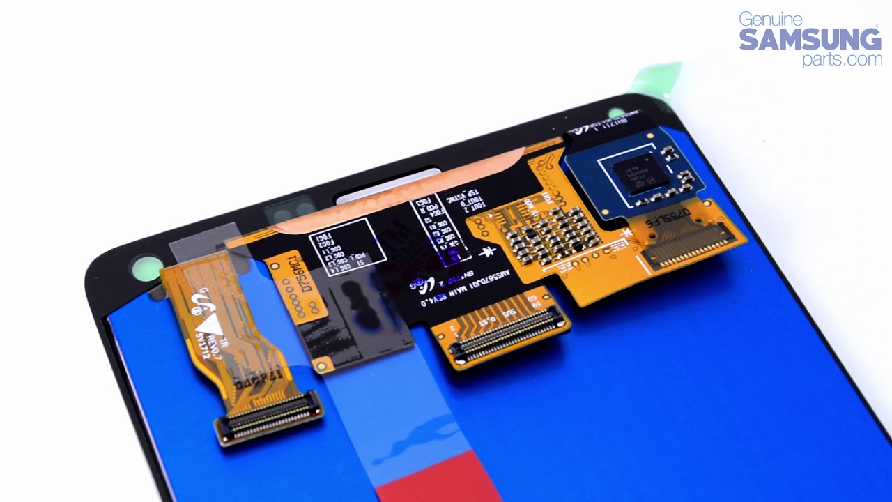 Genuine Samsung Galaxy Note 4 LCD White: GH97-16565A - YouTube