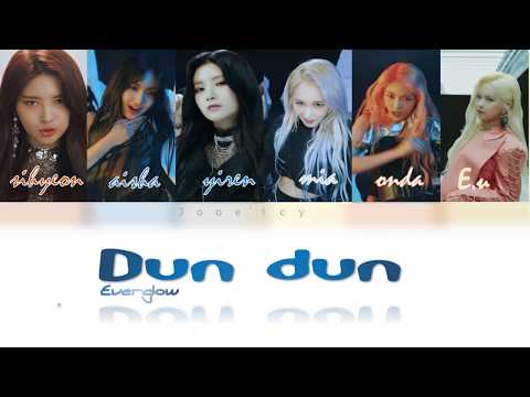 EVERGLOW-DUN DUN (Color Coded Lyrics Eng/Esp)