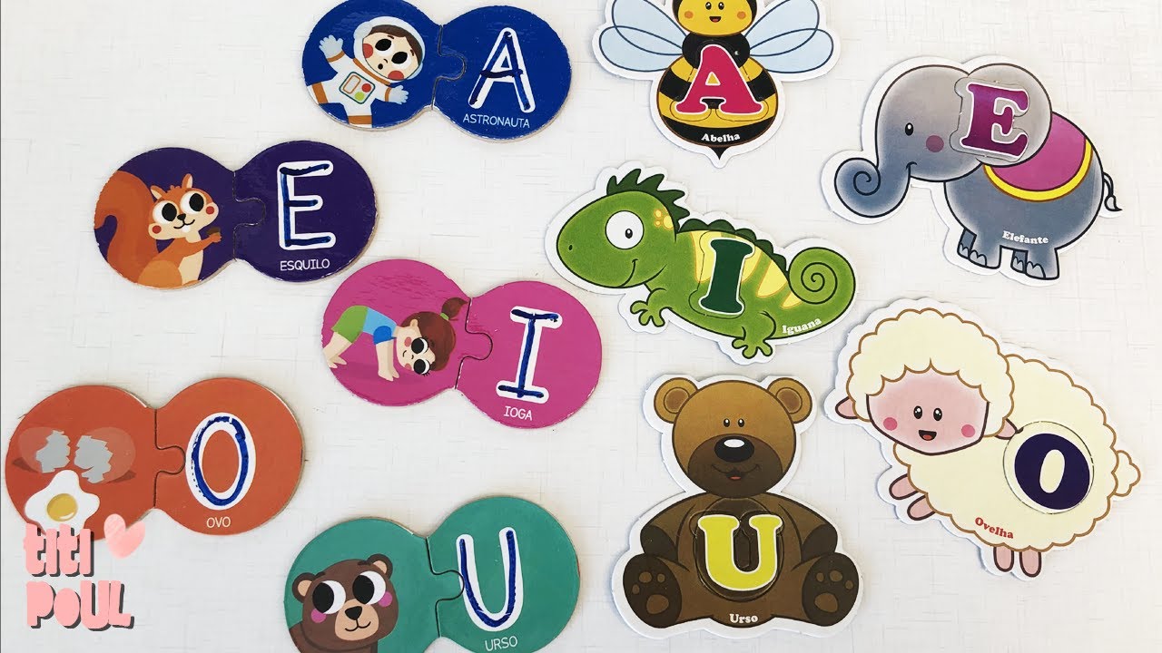 Aprendendo as Vogais A, E, I, O, U | Educação Infantil - YouTube