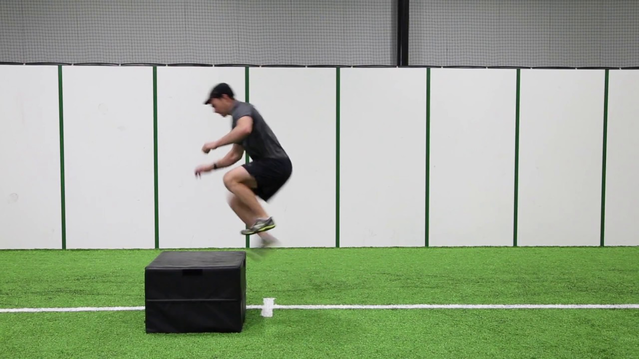 Single Leg Box Hops - Off Ice Dryland Training for Hockey Players - YouTube