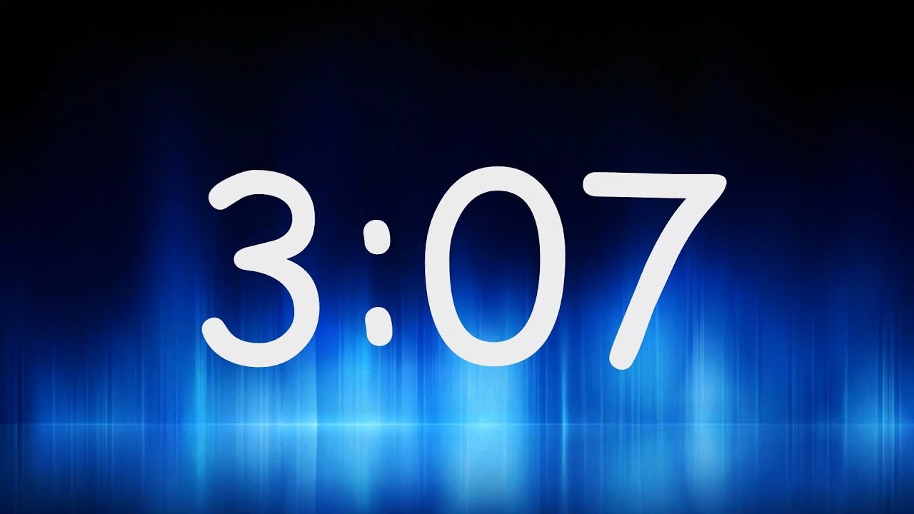 3:07 Minutes Timer / Countdown from 3min 7sec - YouTube