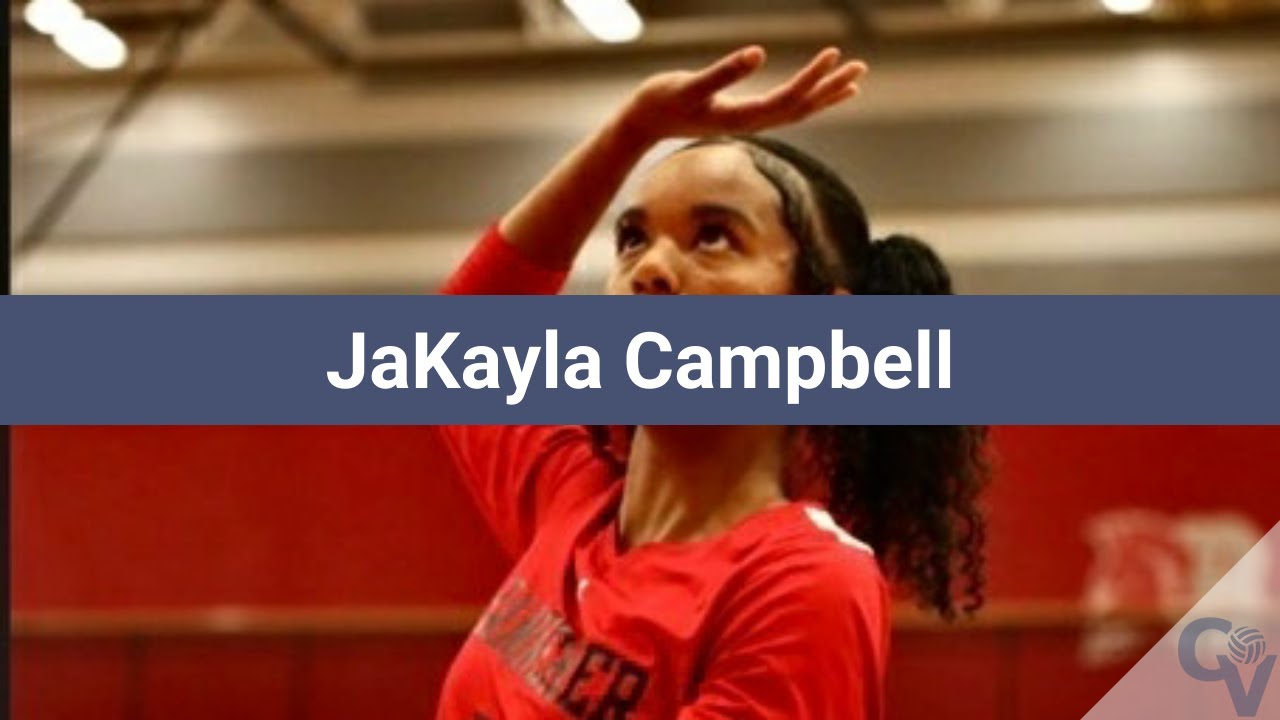 JaKayla Campbell Volleyball Highlights - GA 2023 - Mid - YouTube