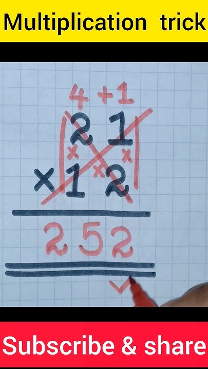 multiplication trick #maths #mathactivities #viralvideo #mathstricks #trendingshorts #ytshorts ...