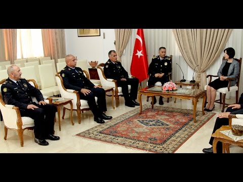 SİBER,POLİS GENEL MÜDÜRÜ MANAVOĞLU’NU KABUL ETTİ.