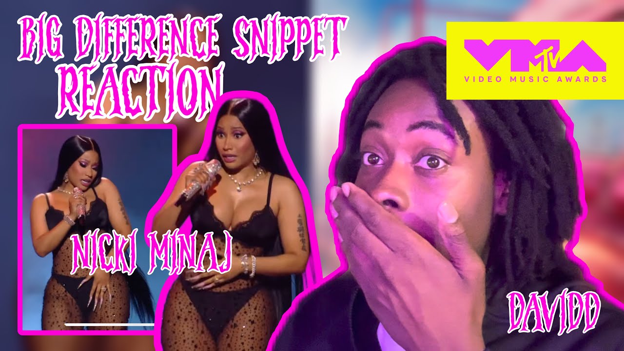 BIG DIFFERENCE SNIPPET REACTION | NICKI MINAJ VMA PERFORMANCE REACTION | BARB REACTION | DAVIDD ...