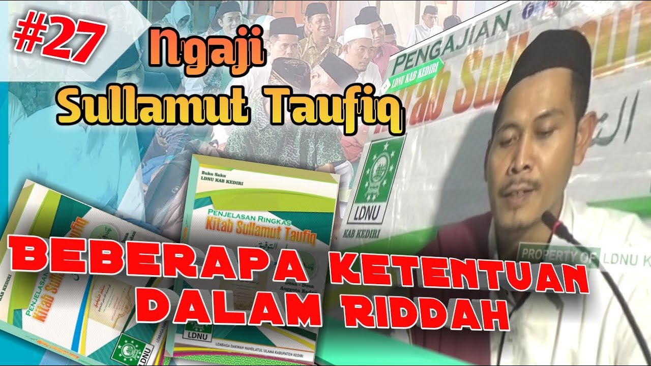 Beberapa ketentuan dalam Riddah - YouTube