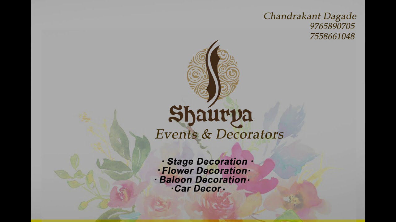 Stage decoration In satara - YouTube