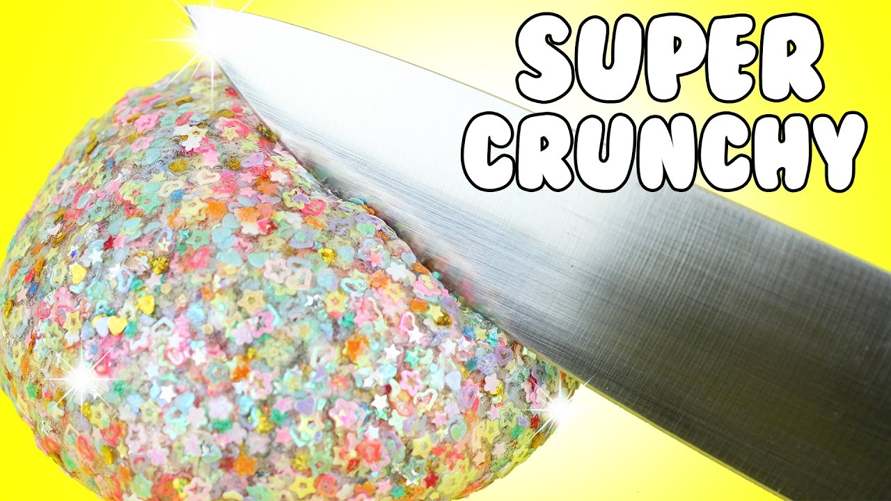 DIY | Glitter Crunch Slime - HOW TO MAKE CRUNCHY SLIME + CRUNCHY SLIME ...