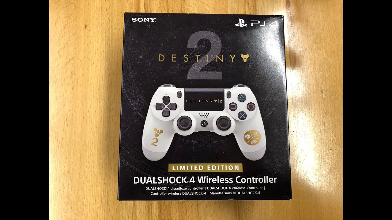 PS4 - Destiny 2 Limited Edition Controller - Unboxing - YouTube