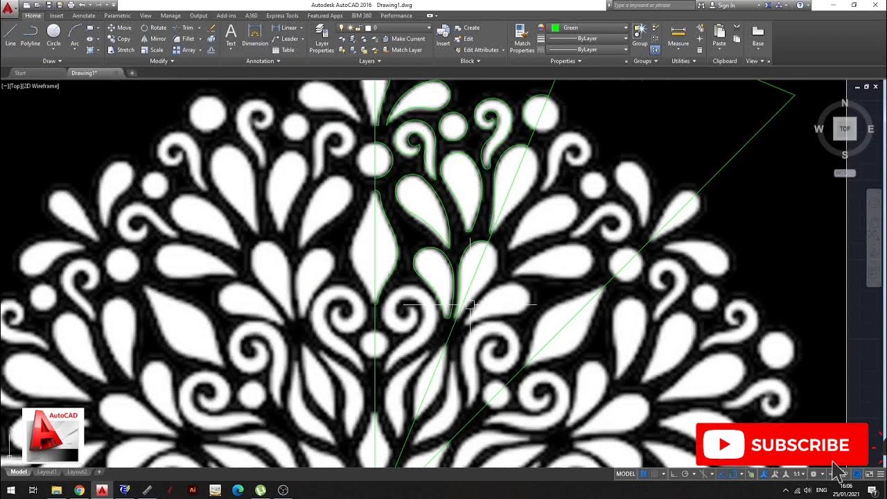 Create CNC 2d drawing in AutoCAD - YouTube