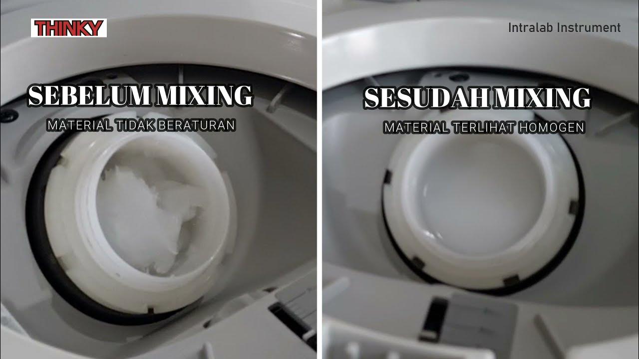 Cara Mencampur 2 Material supaya homogen dengan Thinky Mixer Model ARE-310 - YouTube