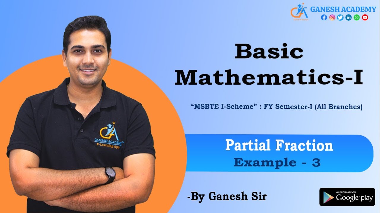 4. Partial Fraction Example-3 - YouTube