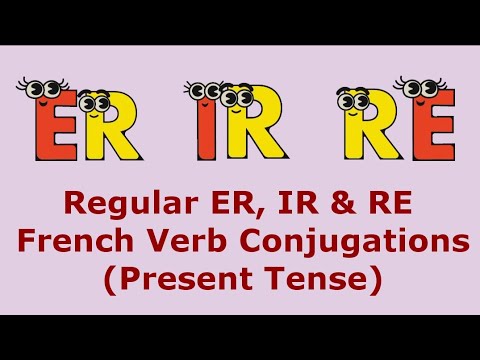 How to Conjugate Verbs in French | present tense - YouTube