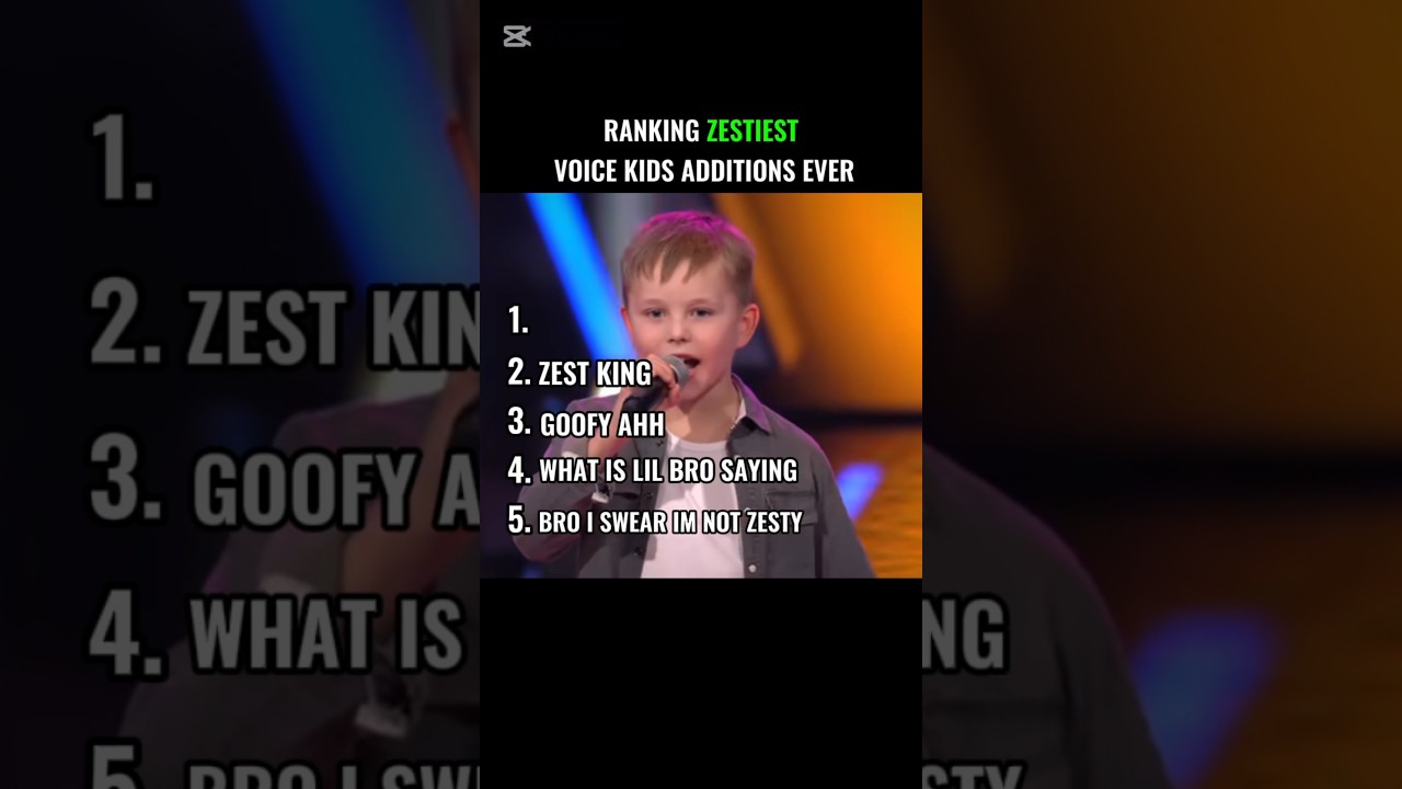 Ranking ZESTIEST Voice Kids Additions Every - YouTube