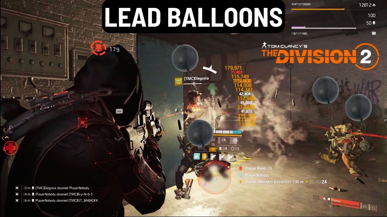 The Division 2 Lead balloons . Dark zone PvP . TU19.1 - YouTube
