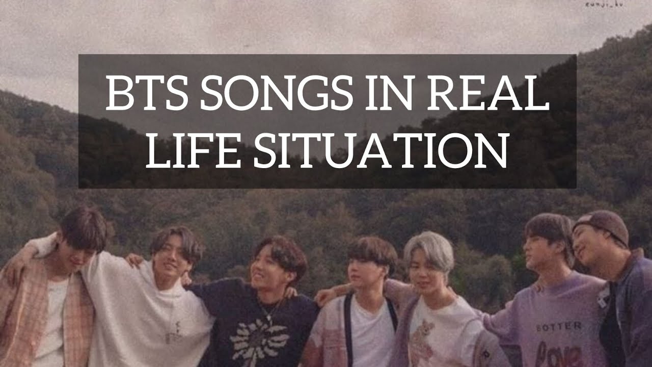 BTS SONGS IN REAL LIFE SITUATION 😅🤣 - YouTube