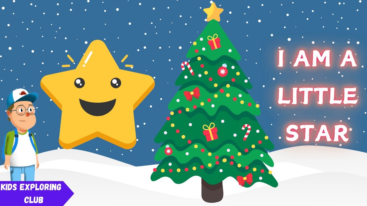 I Am A Little Star | Christmas Songs For Kids | Nursery Rhymes | - YouTube