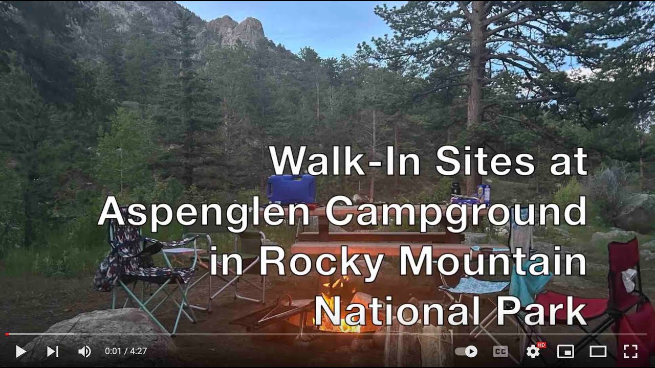 Walk-In Campsites at Aspenglen Campground in Rocky Mountain National ...