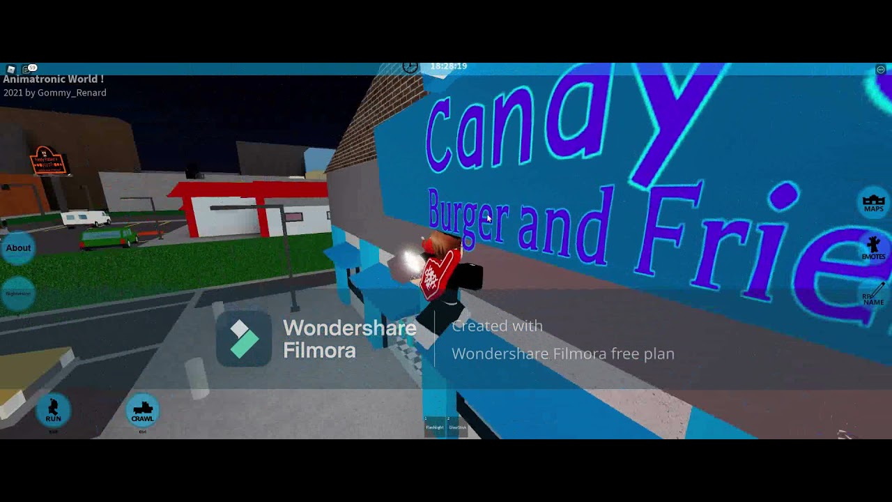 Fnaf 6 and UNC map with Glitch toast gaming - YouTube