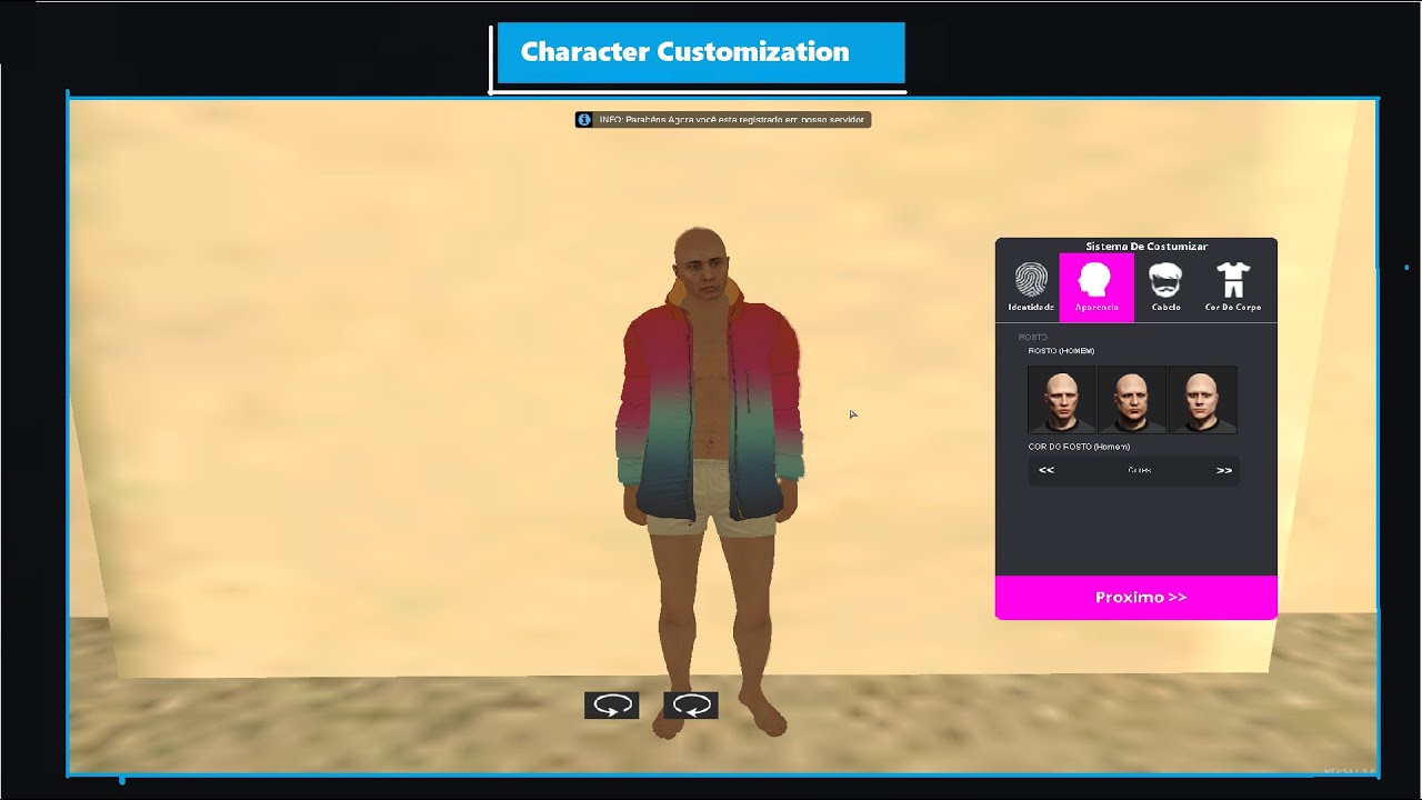 MTA SA SCRIPT - Character Customization - (EXCLUSIVO) - YouTube