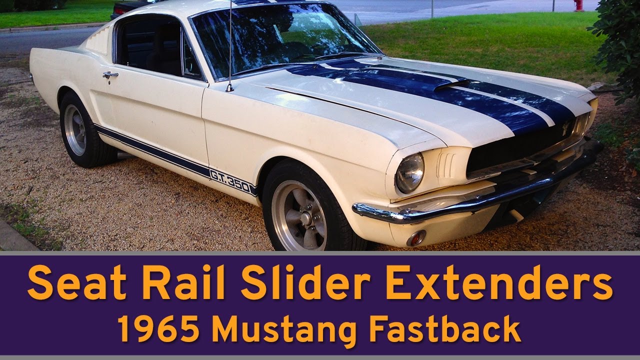Seat Rail Extenders! Get more room in your Classic Mustang the easy way ...
