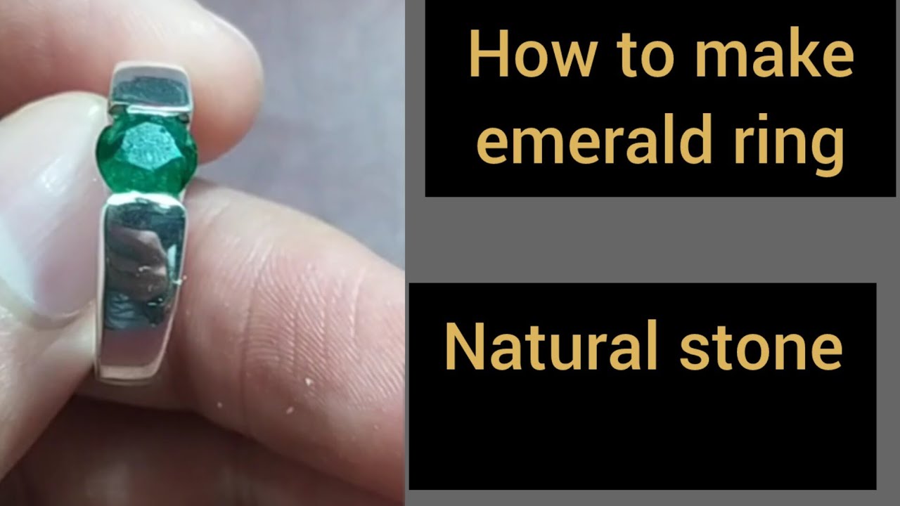 how to make and fit emerald stone in a ring @Kashifgemsgallery # ...