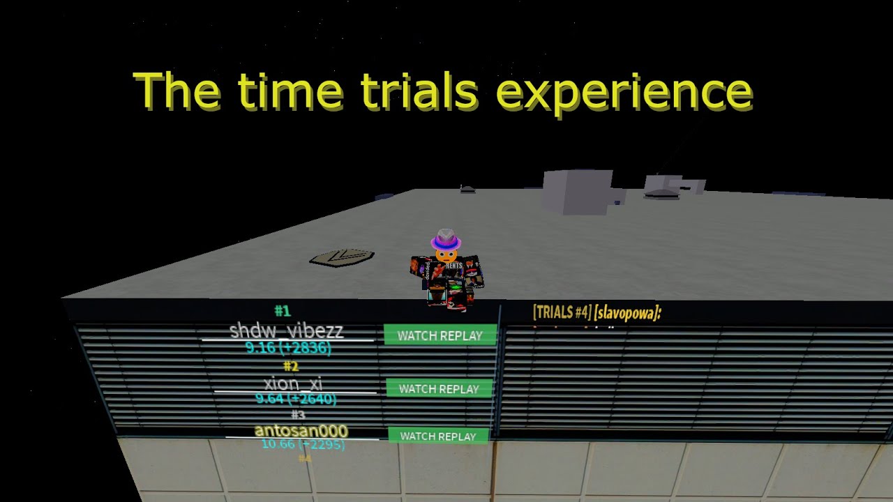 the time trials experience | Roblox Parkour - YouTube