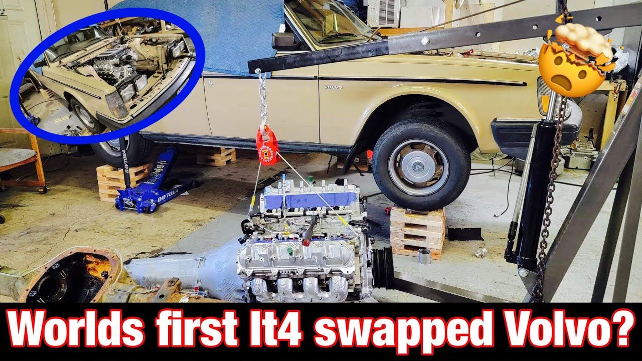 ZL1 Engine in a VOLVO? LT4 Swapped Volvo Build part 2 - YouTube