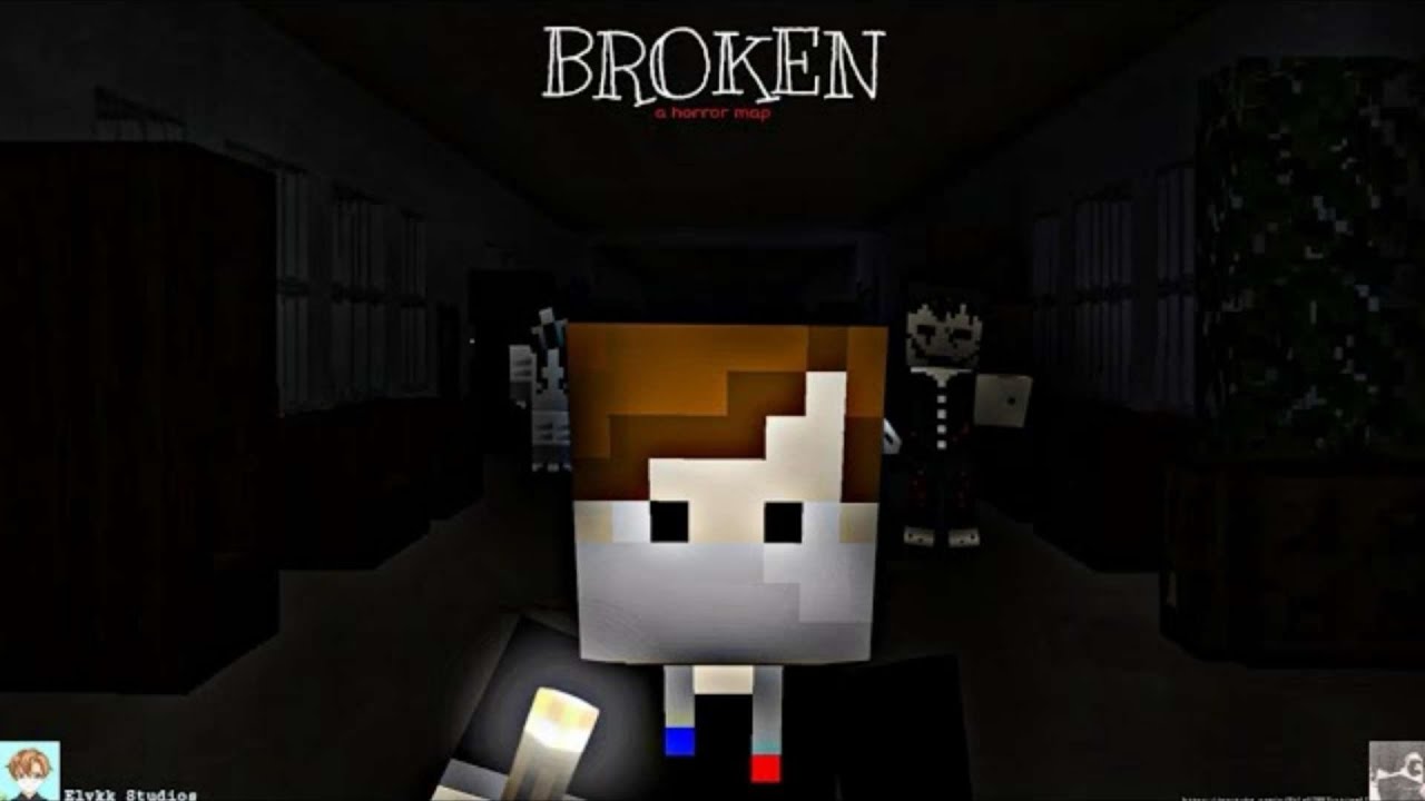 Minecraft PE: Broken Horror Map Gameplay - YouTube