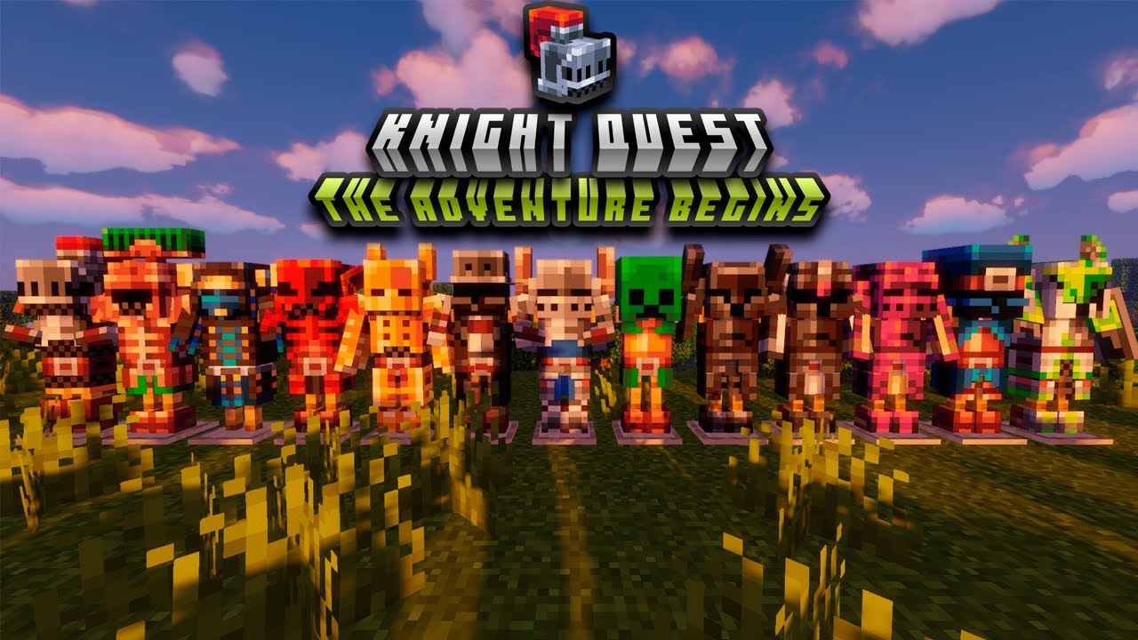 Knight Quest - ¡Más de 30 armaduras! | Minecraft Mod Review - YouTube