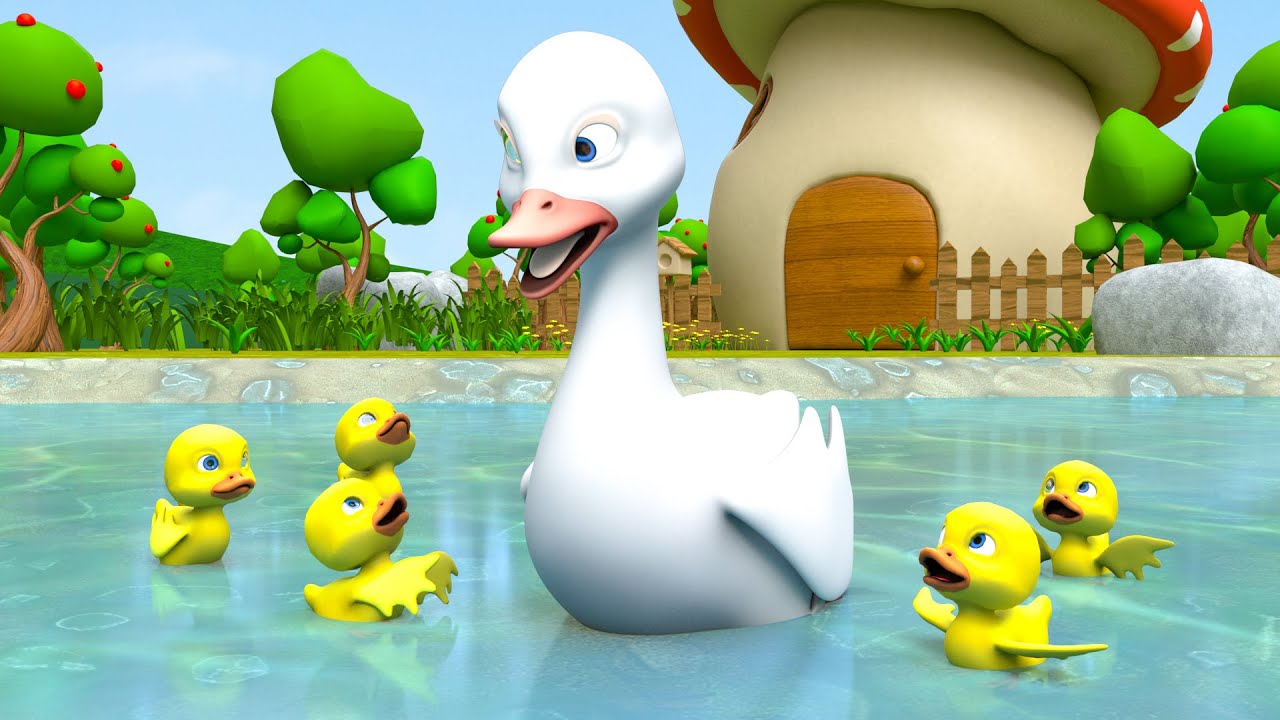 Old MacDonald Had Five Little Ducks Song | Kindergarten Nursery Rhymes ...