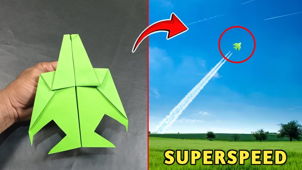 How to Make a Strong Paper Airplane - Fly Far & High Every Day - YouTube