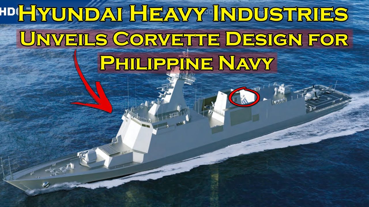 HHI Unveils Corvette Design for Philippine Navy - YouTube