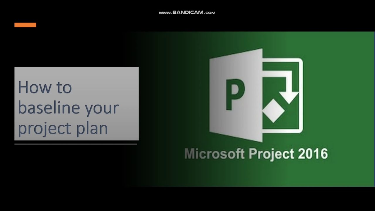 How to BASELINE your Project Plan - TOP SECRET! - YouTube