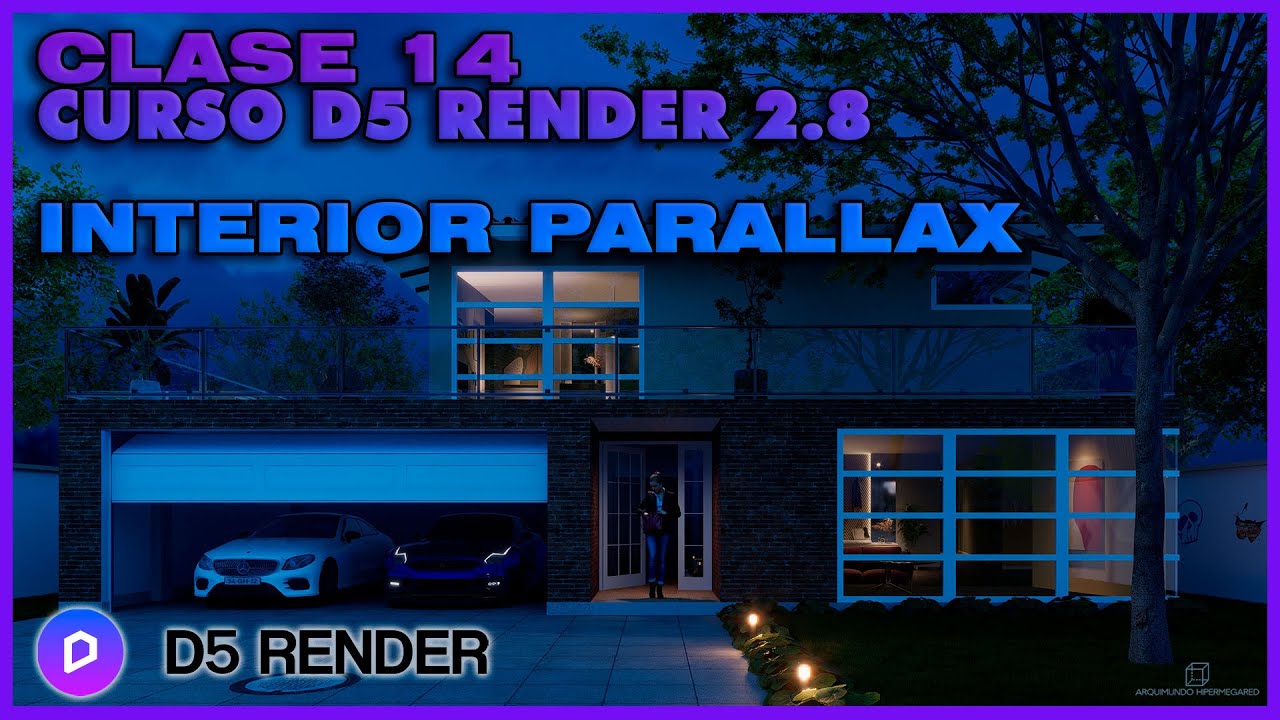 CLASE 14 | INTERIOR PARALLAX | CURSO D5 RENDER 2.8 | ASSETS DE VEG ...