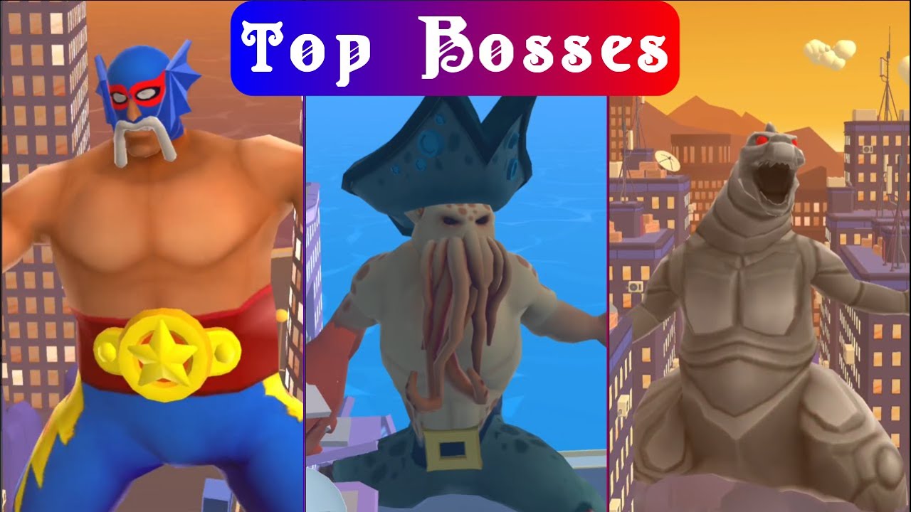 heli monster - giant hunter | Top Bosses | heli monster Gameplay | heli ...