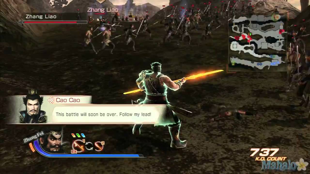 Dynasty Warriors 7 - Shu Mission 11 - Battle of Changban Part 2 - YouTube