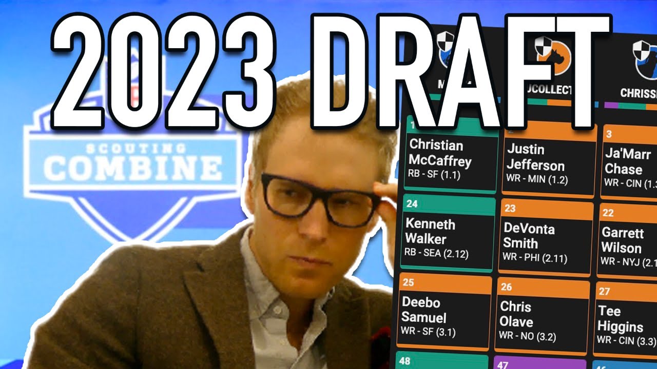 2023 Fantasy Football Draft (NFL Combine Updates!) - YouTube