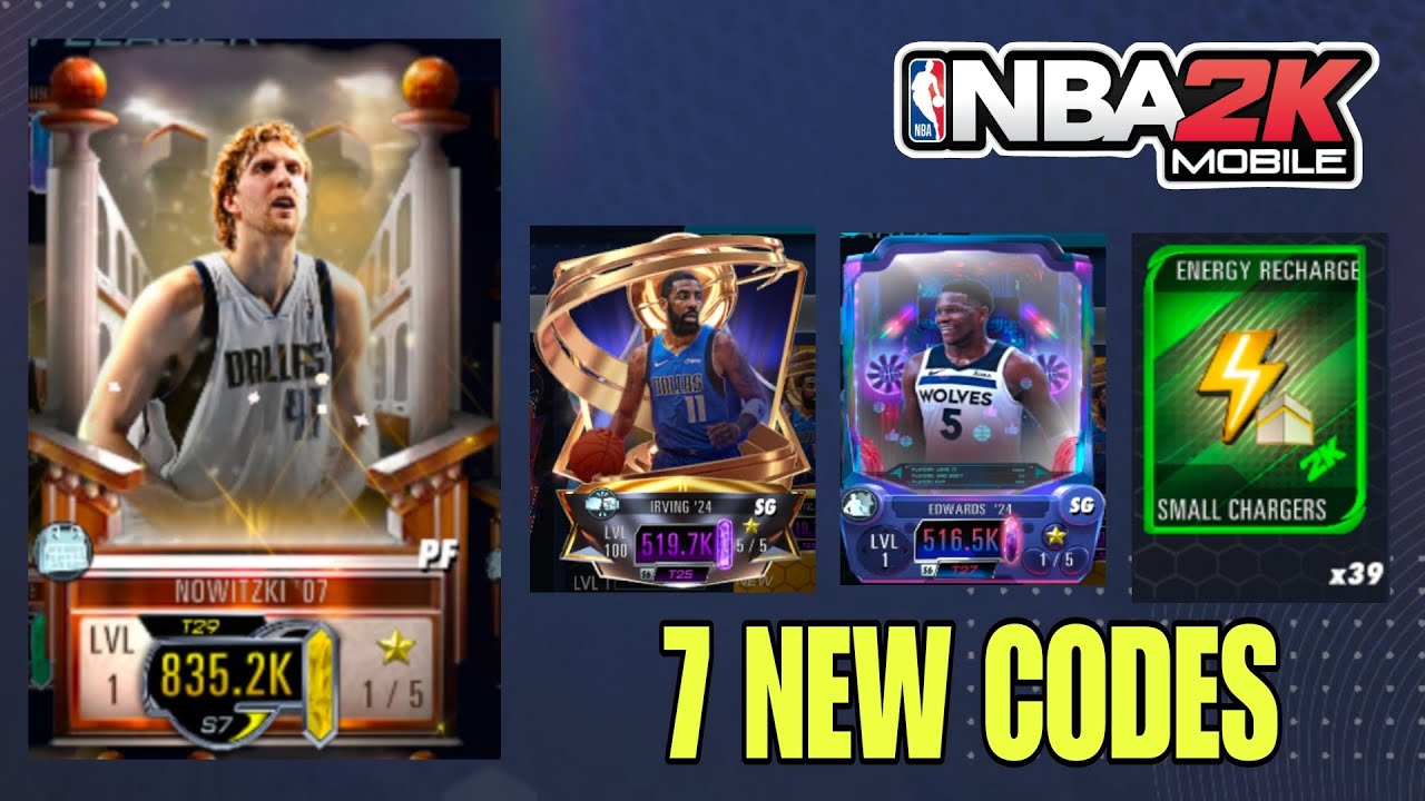 *NEW CODES* NBA 2K MOBILE REDEEM CODES 2025 JANUARY | NBA 2K MOBILE ...
