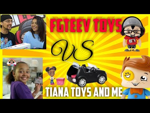 FAMOUS YOUTUBERS TOY LINE | FGEETV AND TIANA(TOYS AND ME) - YouTube