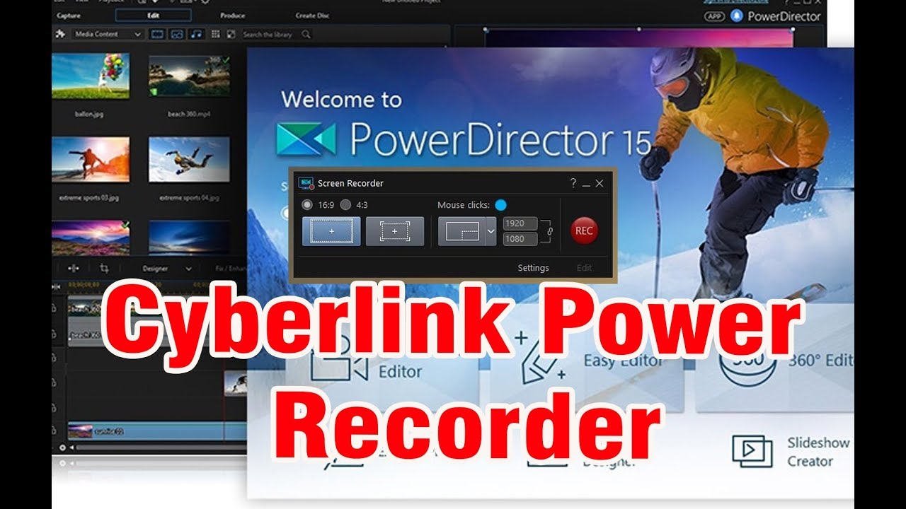 How to Screen Record using Cyberlink Power Recorder on Windows - YouTube