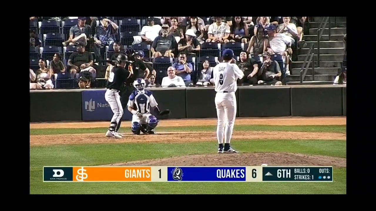 Robert Hipwell's 1st San Jose Giant's Hr (8-3-24) - YouTube