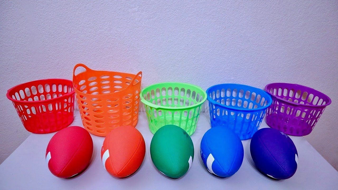 Learn Colors with Wrong Color Ball and Basket for Toddler and Baby ...