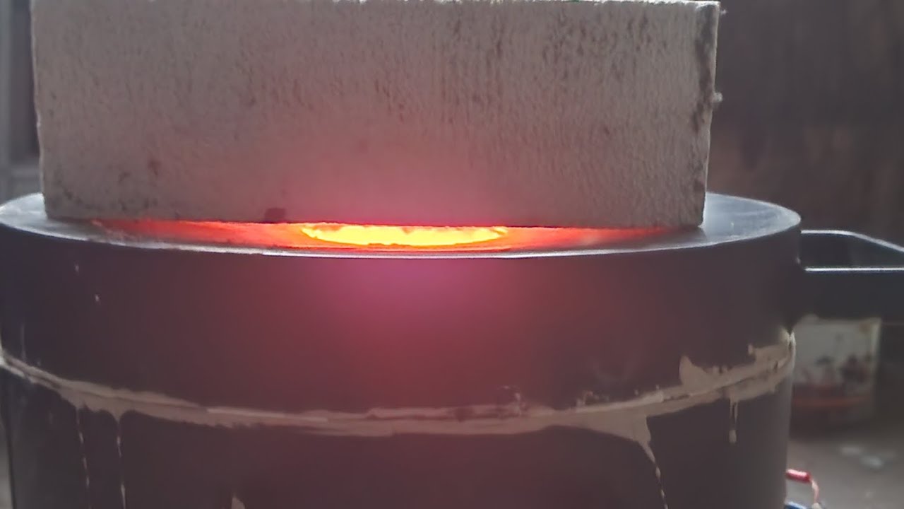 Devil-Forge 10kg Furnace First curing cycle - YouTube