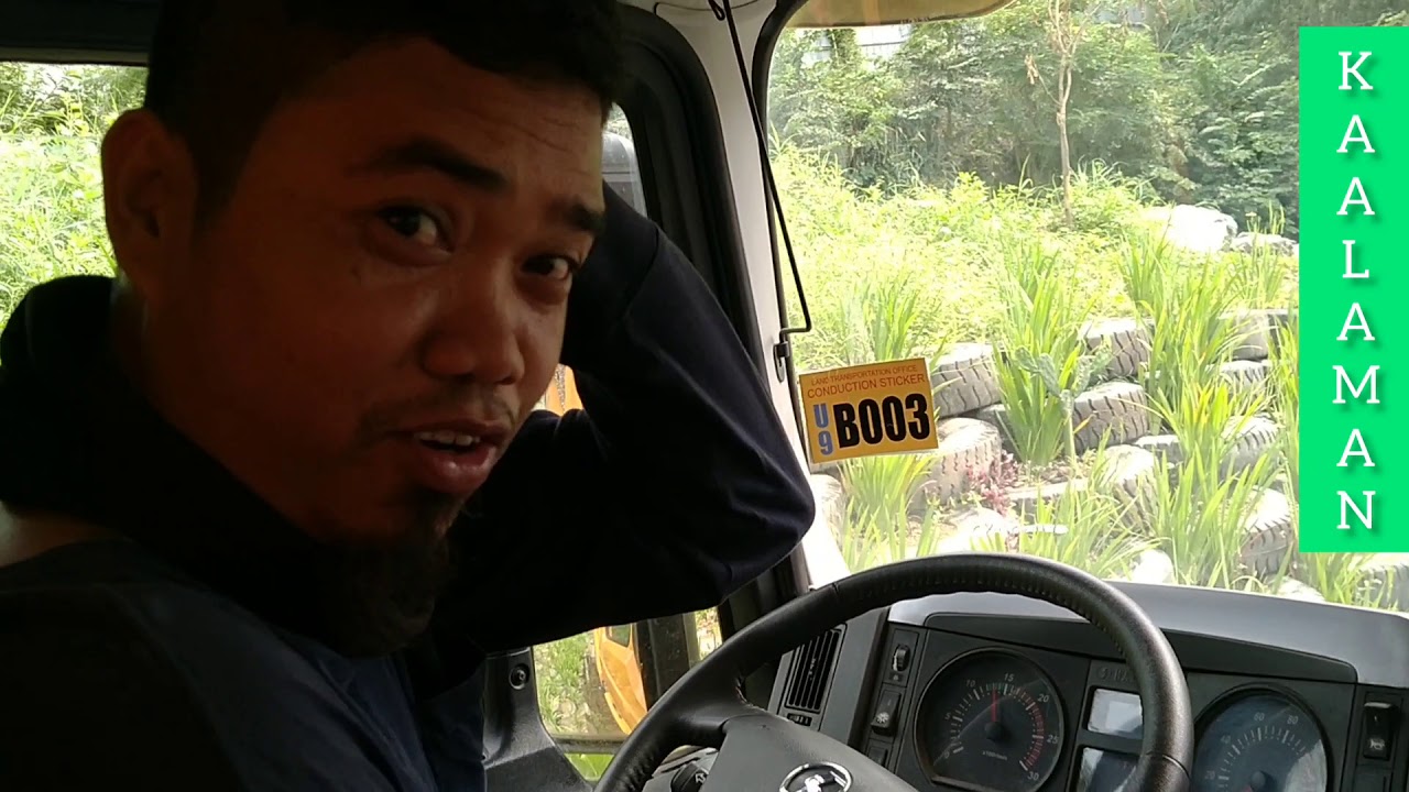 how to drive and operate dumptruck shackman 12 wheeler - YouTube