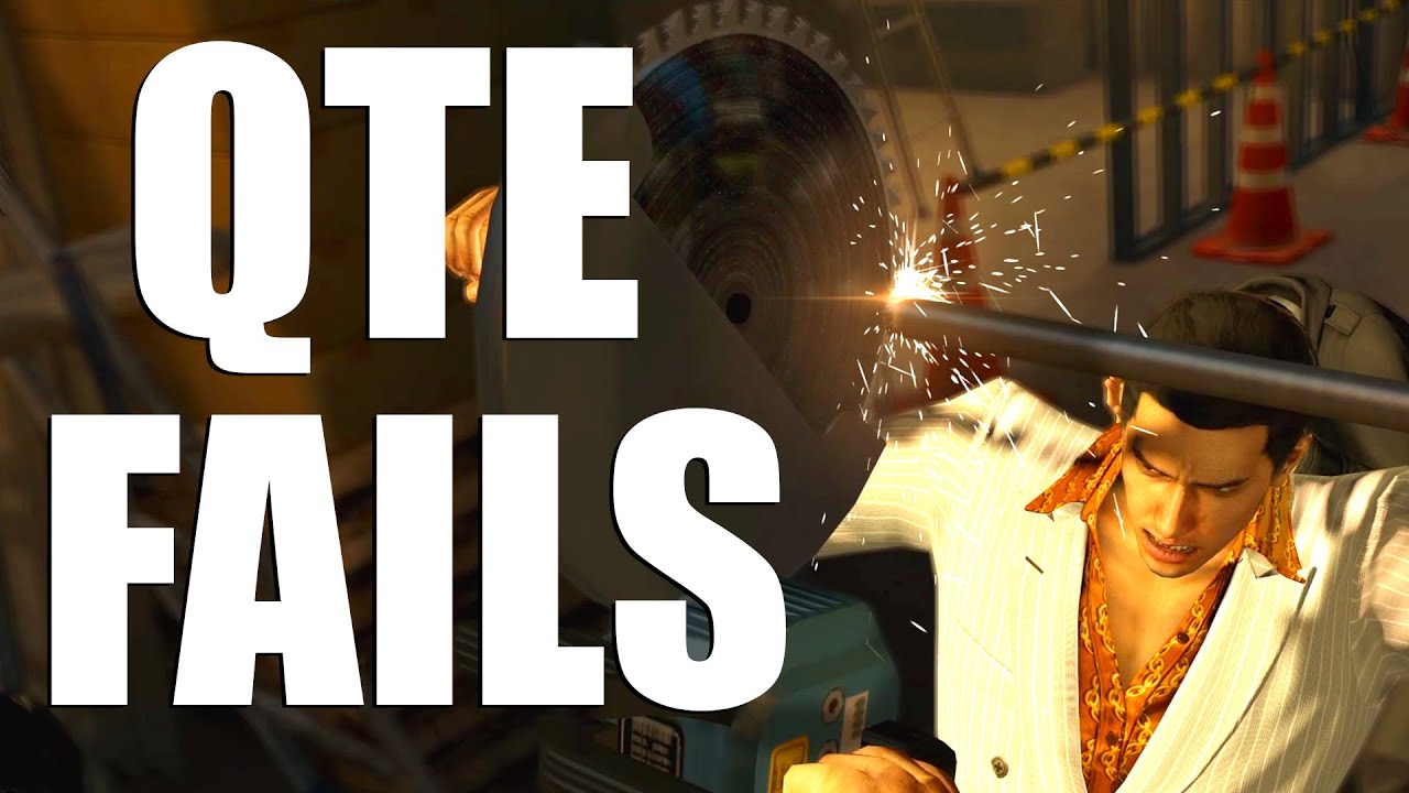 Yakuza 0 - QTE Fails - YouTube