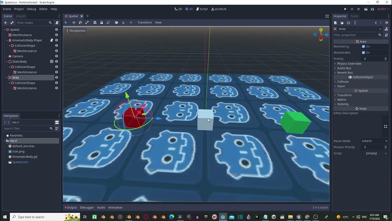 Godot Tutorial - How to use Raycast (collisions, functions, influence objects) - YouTube